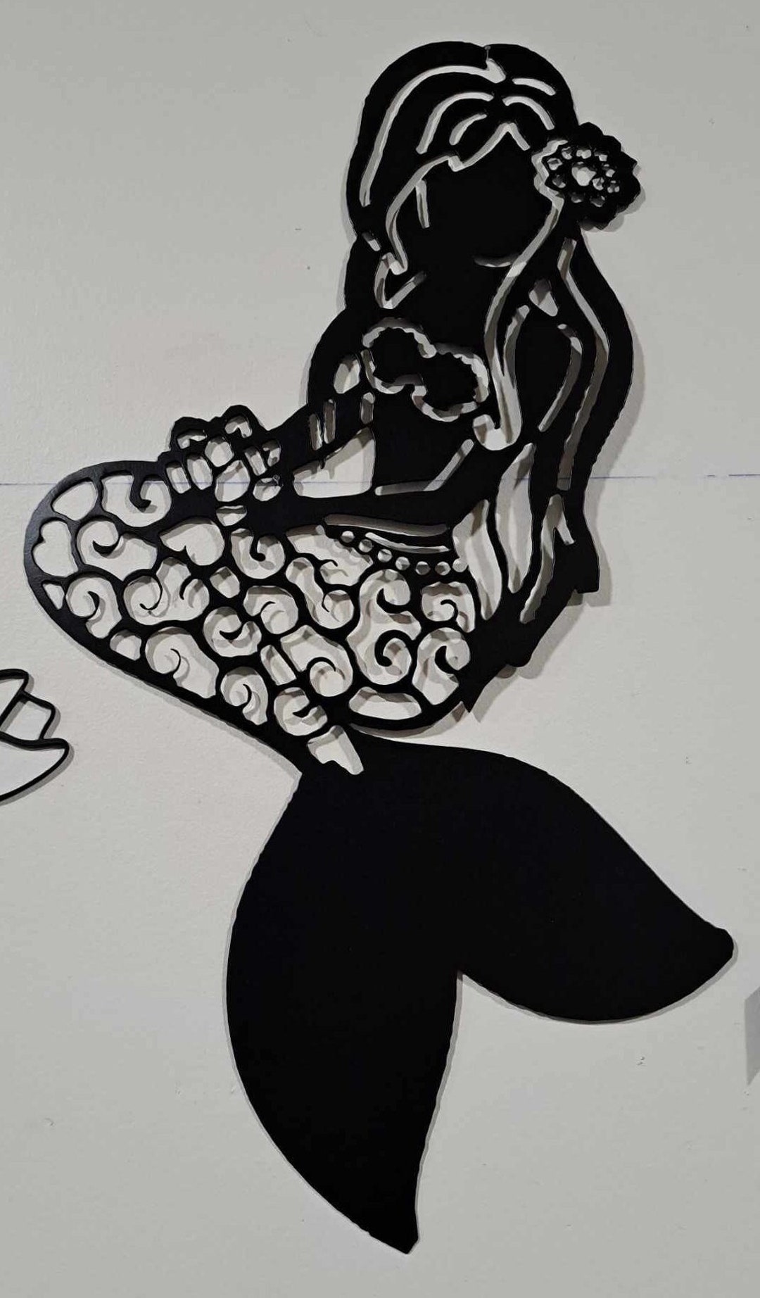 Fanciful Mermaid Steel Wall Art, for the Free Spirit in Everyone. - Etsy