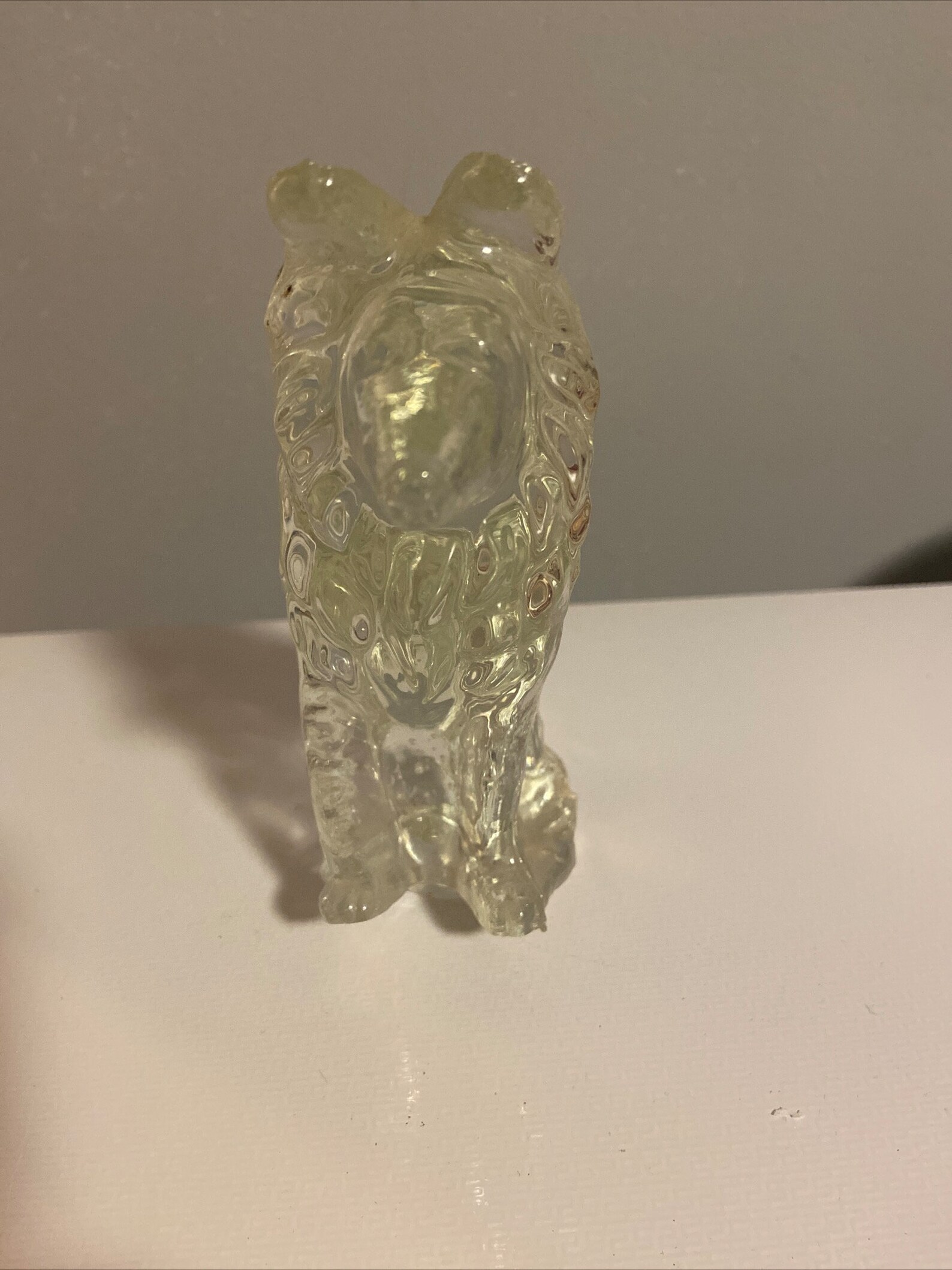 Mosser Clear Glass Collie 5 Inches Tall Weighs 13 Ounces - Etsy