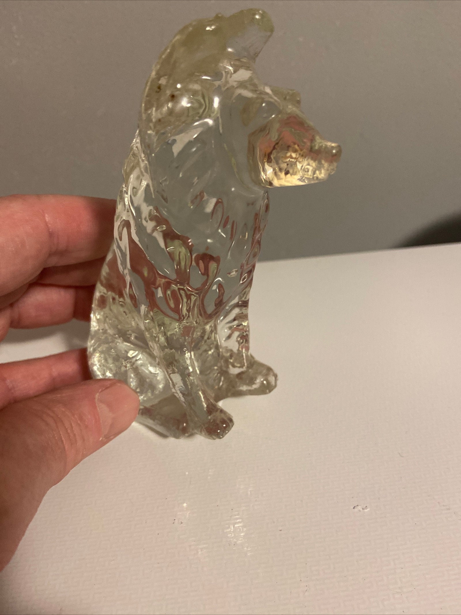 Mosser Clear Glass Collie 5 Inches Tall Weighs 13 Ounces - Etsy