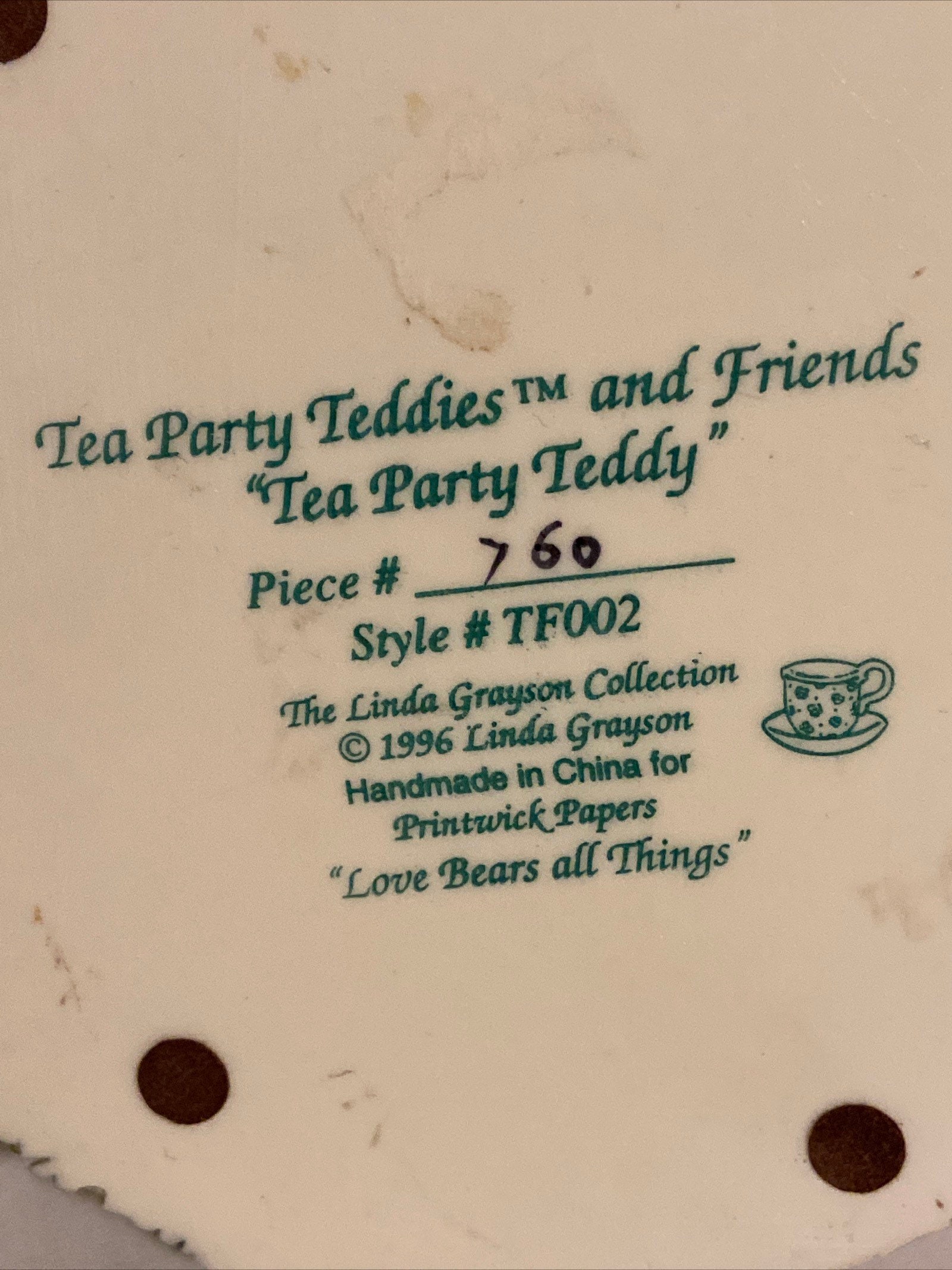 TEDDY Tea Party Teddies and Friends - Etsy