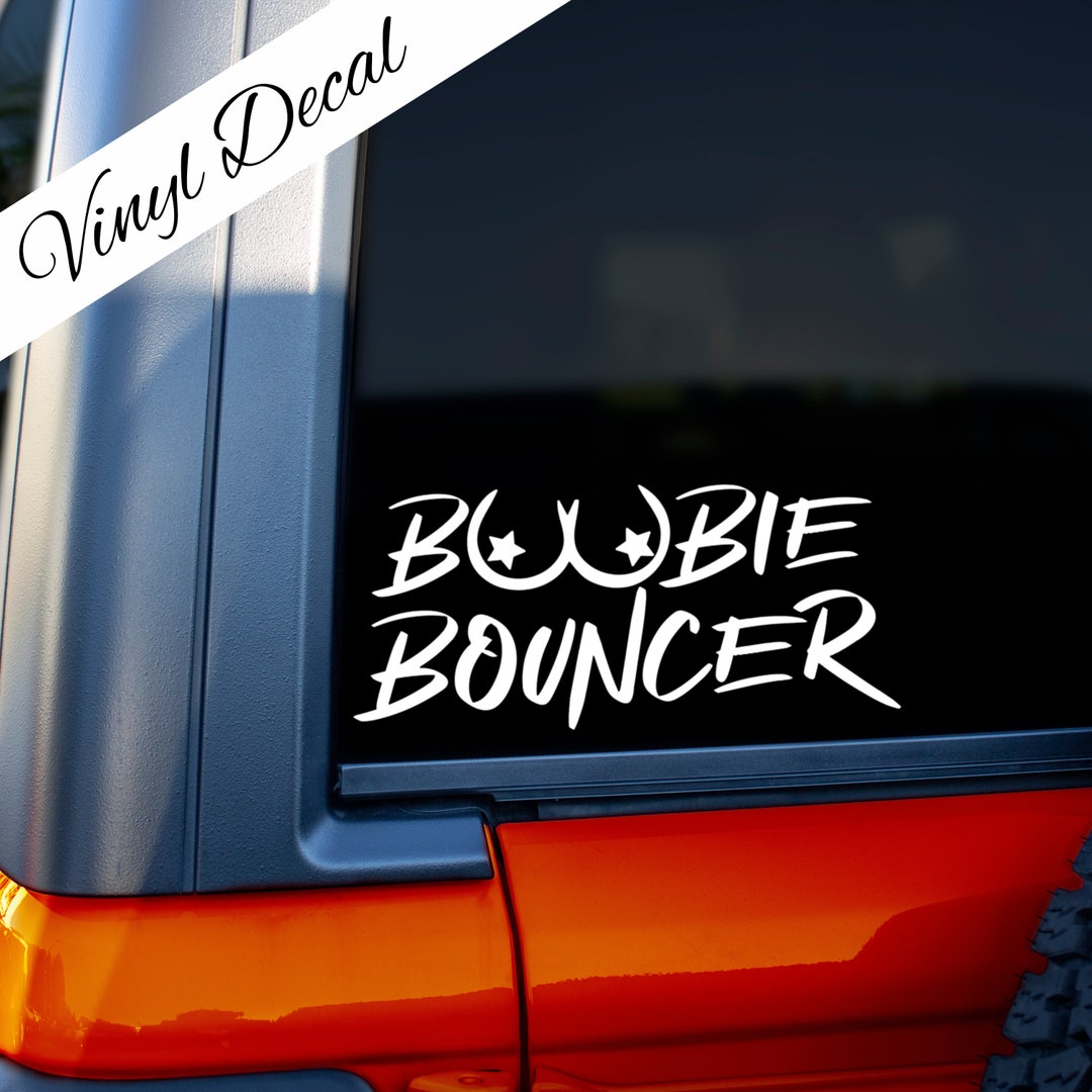 Boobie Bouncer Decal Off-road Accessory Fun Waterproof and - Etsy