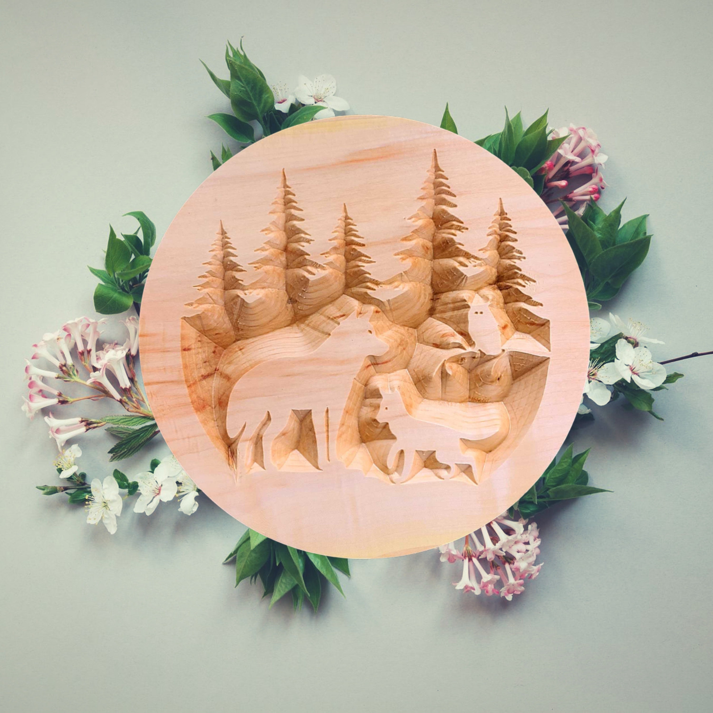 Wolf Set CNC Router Files | Instant Download for Woodworking Projects ...