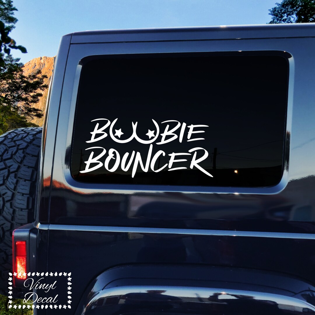 Boobie Bouncer Decal Off-road Accessory Fun Waterproof and Durable ...