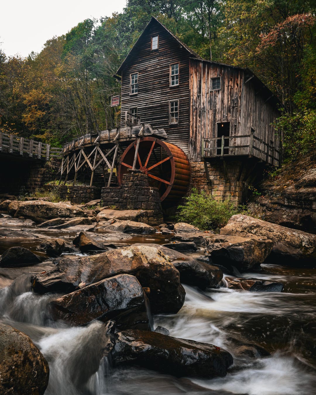 Glade Creek Grist Mill Close Up - Etsy