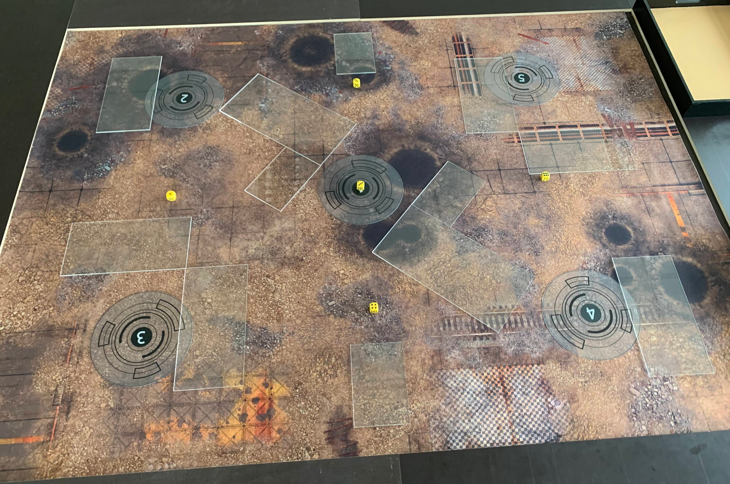 Gw-style Plexiglas Set as Terrain Underlay for Tabletop Games Stable ...