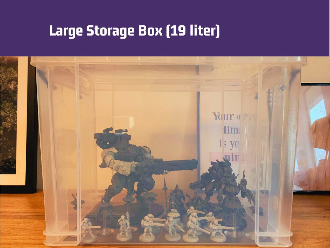 Storage Boxes With Metal Bottom for Extra Large Magnetized Miniatures ...