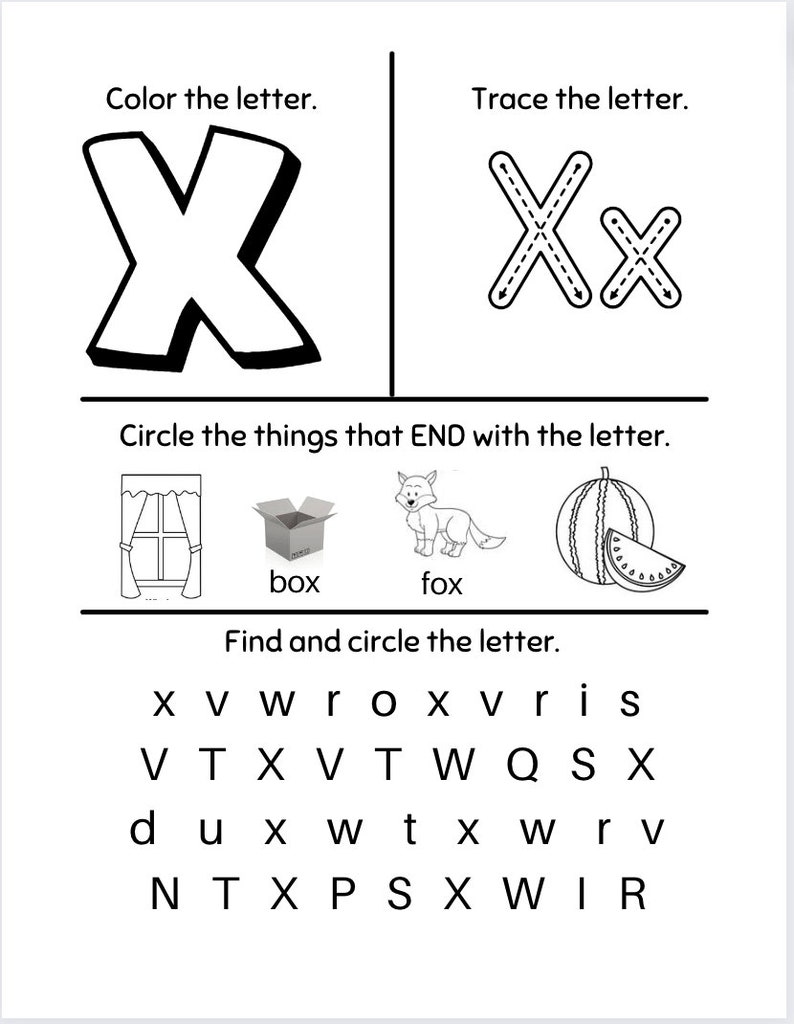 Alphabet Letter Practice Worksheets PDF – 26 Printable A to Z Pages for ...
