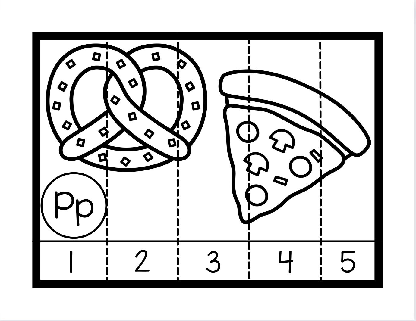 Alphabet Number Puzzles PDF – Printable A-Z Cut and Count Puzzles for ...