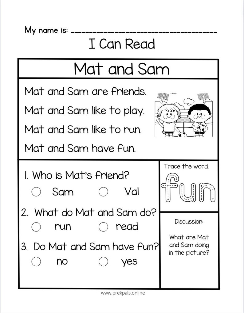 Easy Reading Passages - Etsy