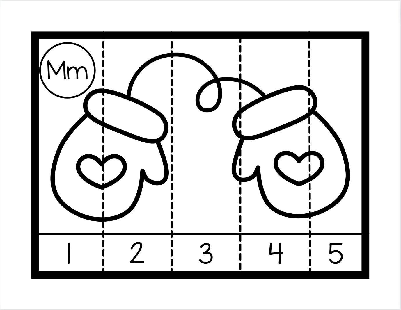Alphabet Number Puzzles PDF – Printable A-Z Cut and Count Puzzles for ...