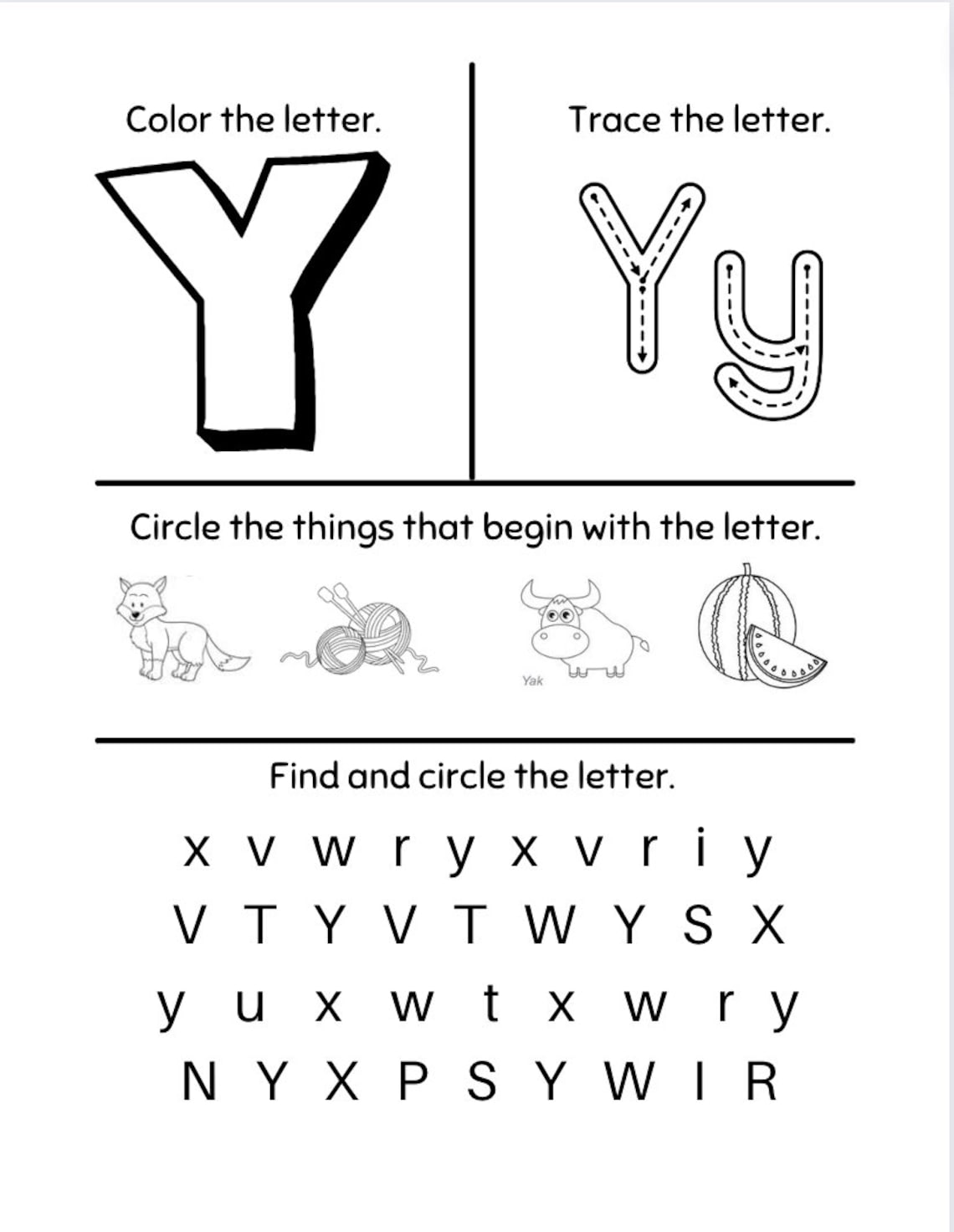 Alphabet Letter Practice Worksheets PDF – 26 Printable A to Z Pages for ...