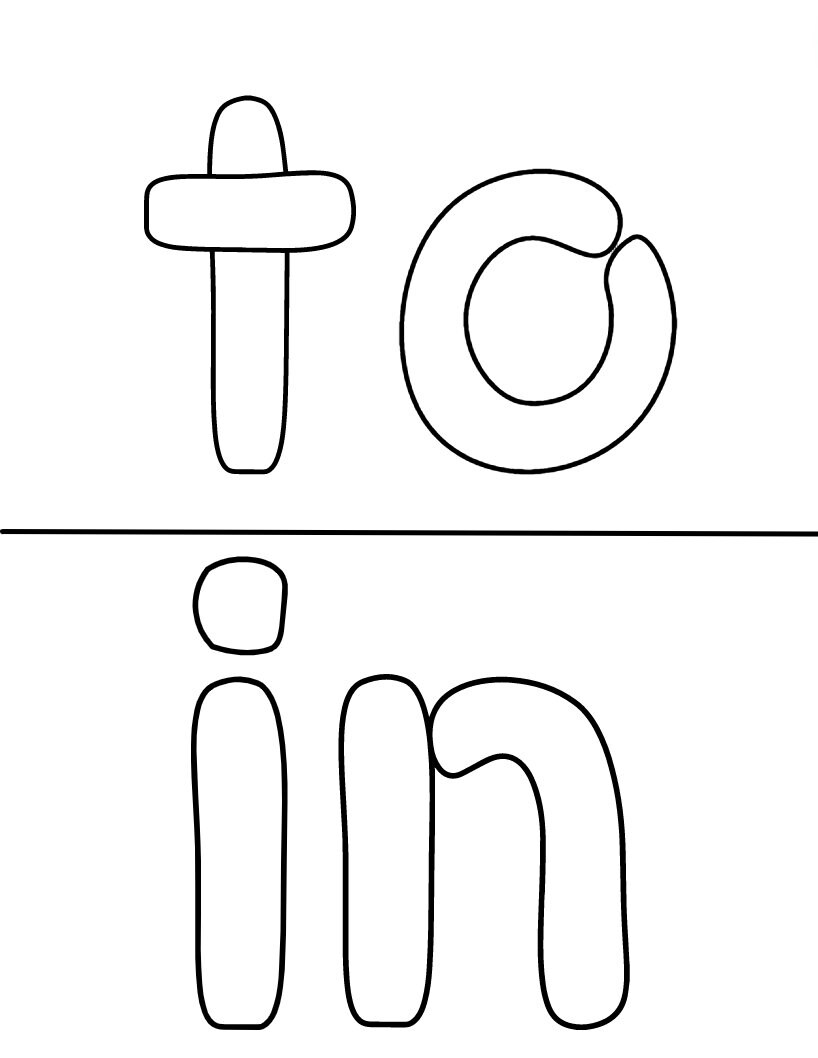 Fry’s First 100 Sight Word Play-doh Mats – Printable PDF for Fine Motor ...