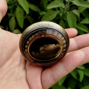 Foresight Scrying Mirror. Acrylic Face. Pocket Black Scrying Mirror ...