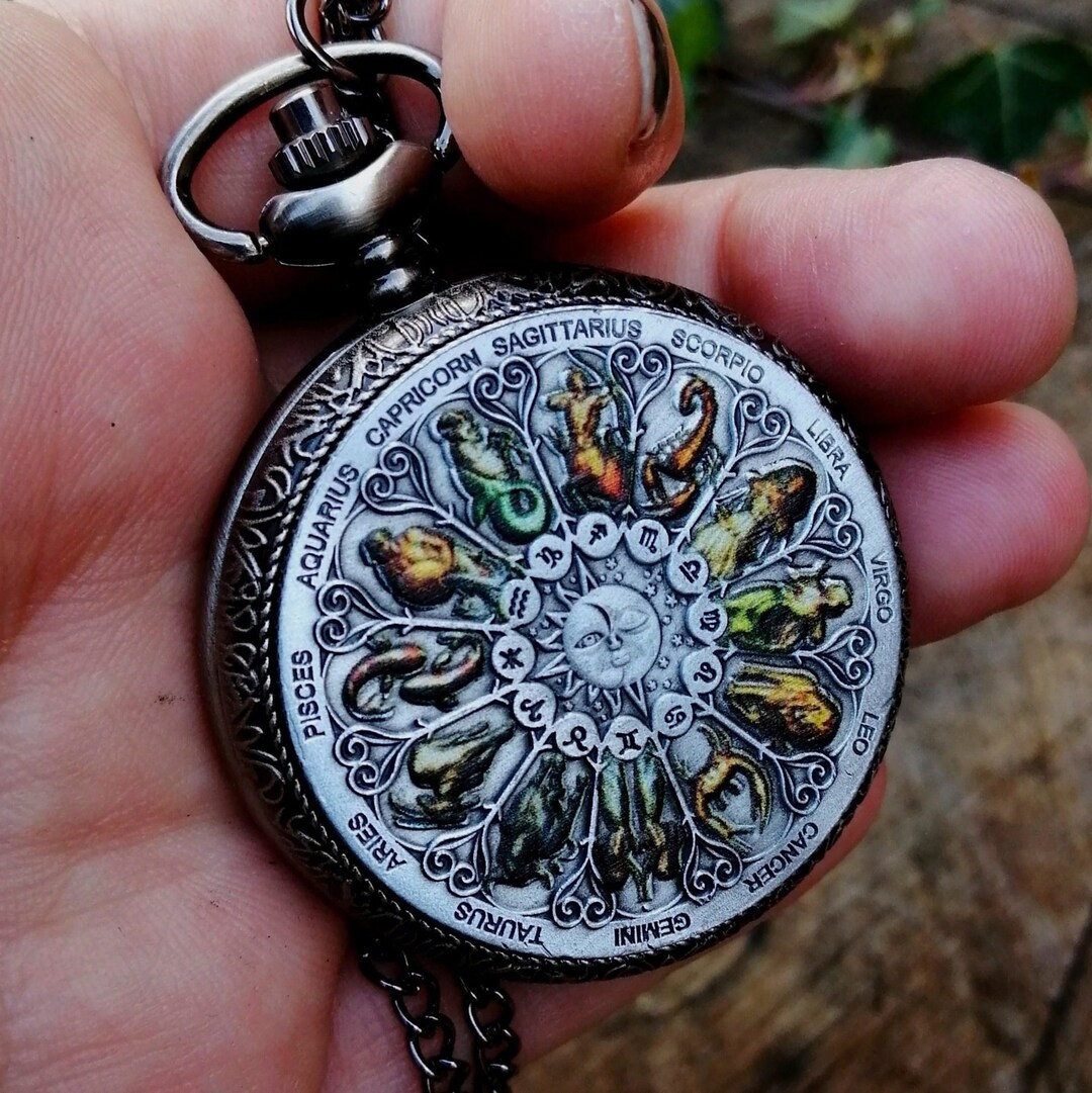 Scrying Mirror 'sirens' Pocket Black Mirror With Antiqued, Etched ...