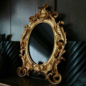 Conjuring, Scrying Mirror. Ornate & Detailed. Foxed Mirror. Magick ...