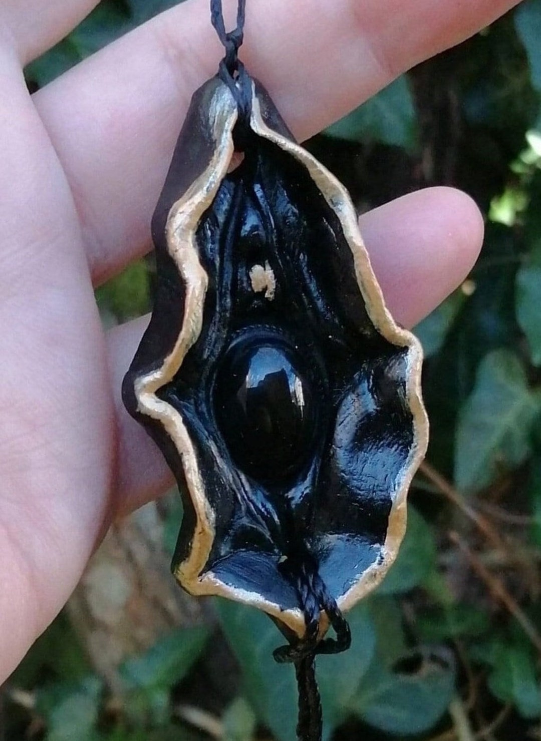 Small Yoni Altar Piece 'great Void' Hand Sculpted Clay Yoni ...