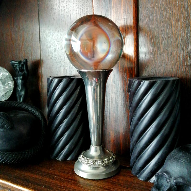 Large Crystal Ball - Etsy