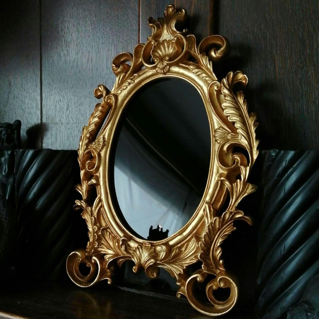 Conjuring, Scrying Mirror. Ornate & Detailed. Foxed Mirror. Magick ...
