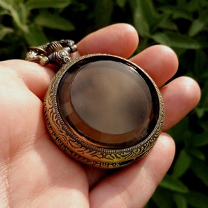 Foresight Scrying Mirror. Acrylic Face. Pocket Black Scrying Mirror ...