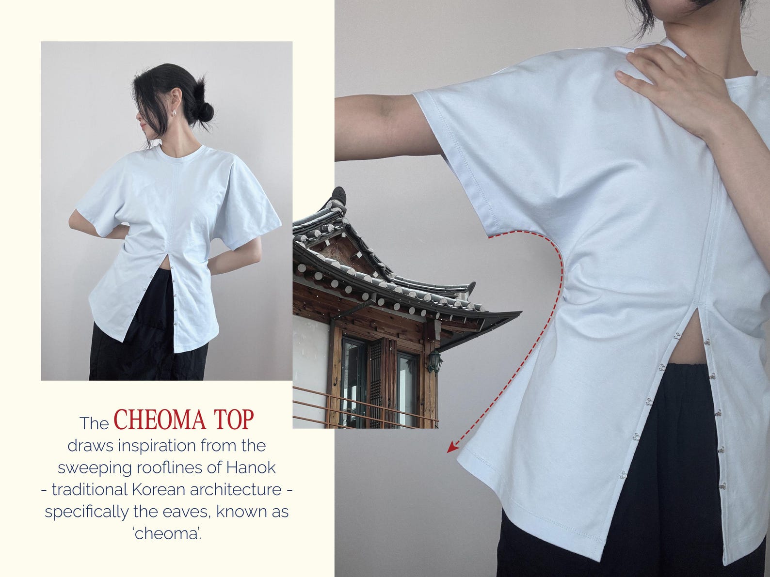 CHEOMA TOP Sewing Pattern – PDF | Jersey Knit T-shirt | Minimal, Modern Asian, Japandi, Kimono ...