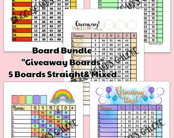 75 Straight Bingo Board - Etsy