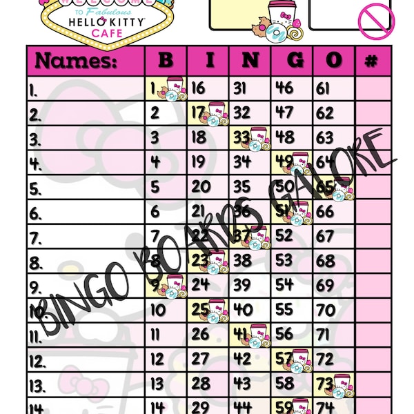 Bingo Boards - Etsy