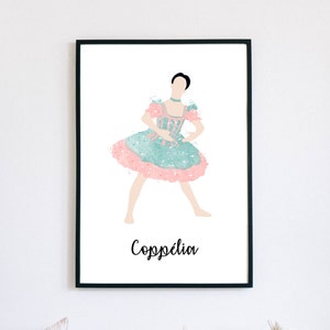 coppelia ballet coloring pages
