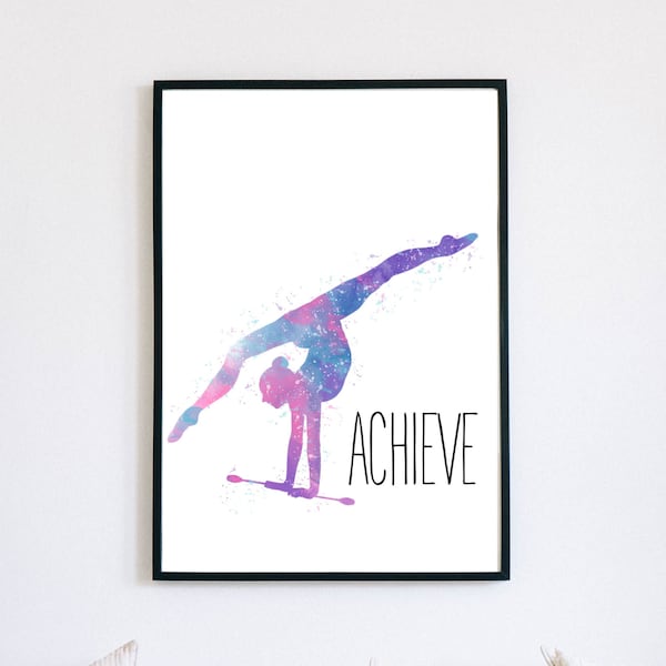 Gymnastics Poster - Etsy