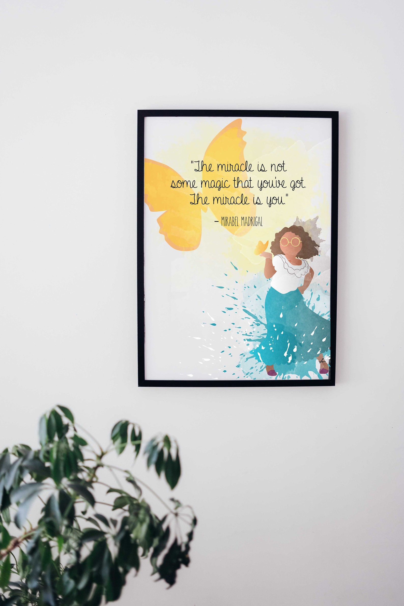Mirabel Encanto Watercolor Quote Art Printable - Etsy UK