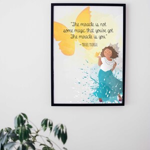 Mirabel Encanto Watercolor Quote Art Printable - Etsy UK