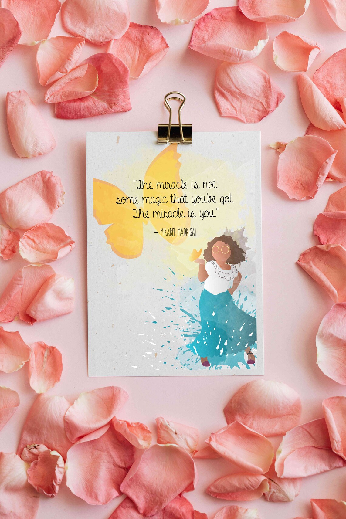 Mirabel Encanto Watercolor Quote Art Printable - Etsy UK