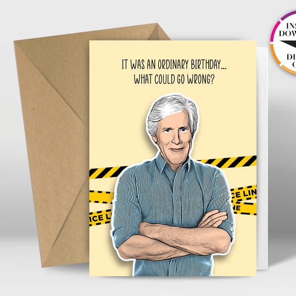 Dateline Birthday Card - Etsy