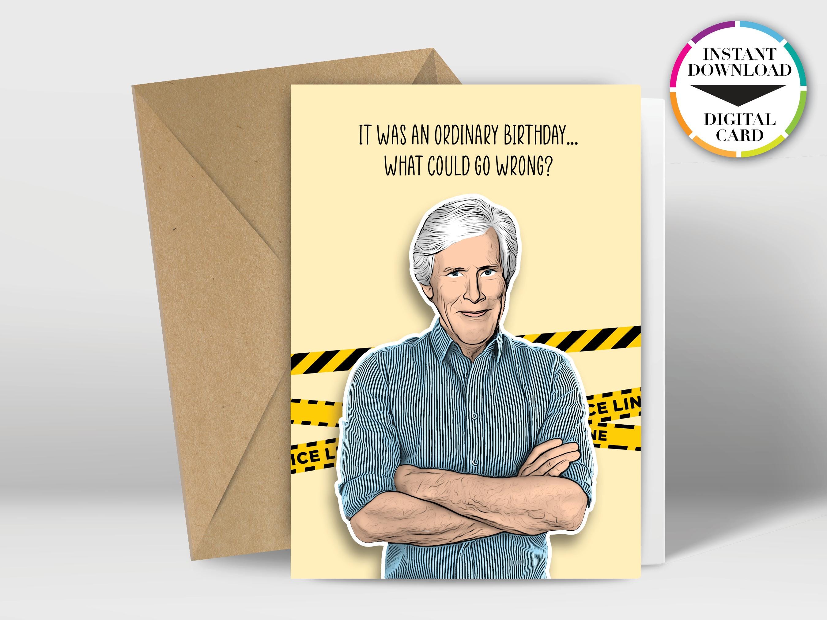 Instant Download Birthday Card | PDF Card | True Crime | Keith Morrison ...