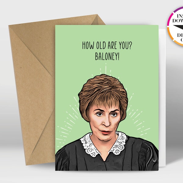 Judge Birthday Cards - Etsy