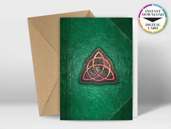 Instant Download Birthday Card PDF Card Charmed Book of | Etsy