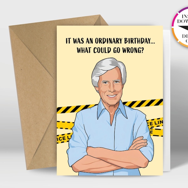 Dateline Birthday Card - Etsy