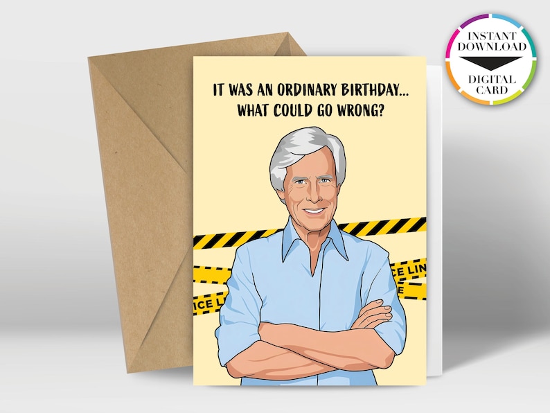 Instant Download Birthday Card | PDF Card | True Crime | Keith Morrison ...
