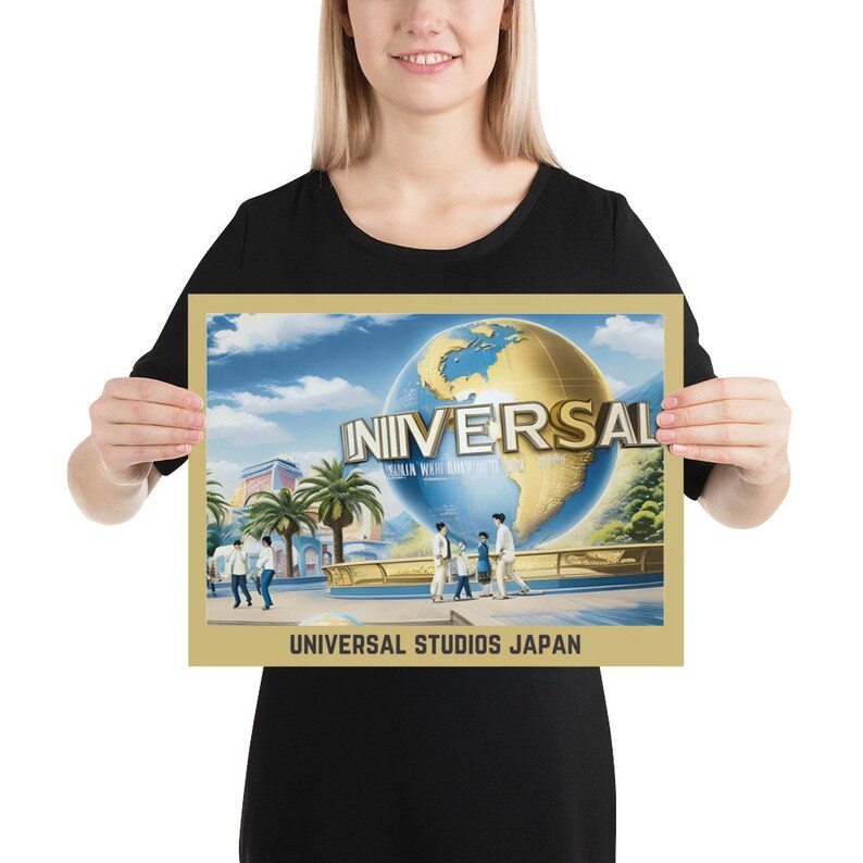 Vintage-inspired Universal Studios Japan Poster: Relive the Magic of ...