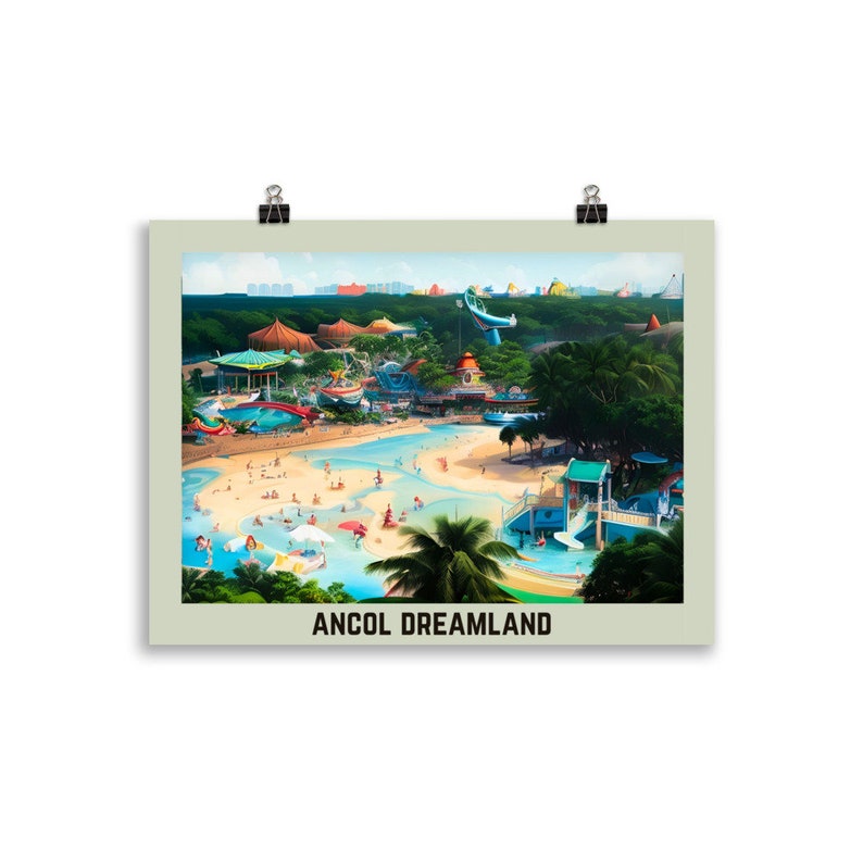 Vintage-inspired Ancol Dreamland Poster: Relive the Nostalgia of ...