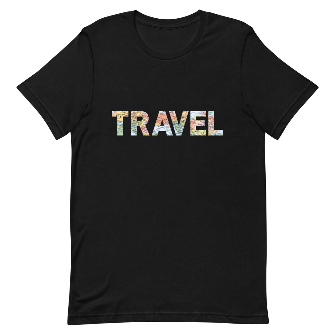 Travel Shirt Map Shirt Adventure Shirt Travel Love Travel Gift Map Gift ...