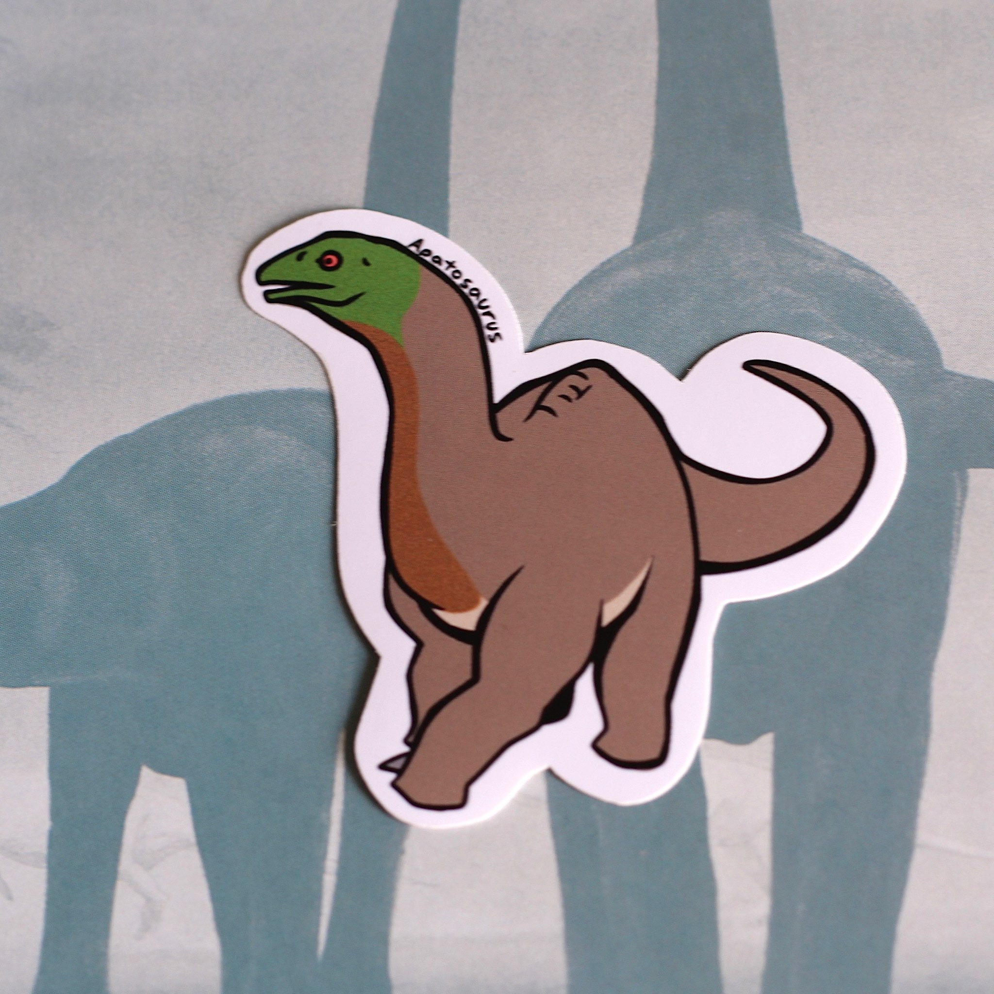 Set 1 Dinosaur Vinyl Stickers-dinosaur Sticker-vinyl Sticker-dinosaur ...