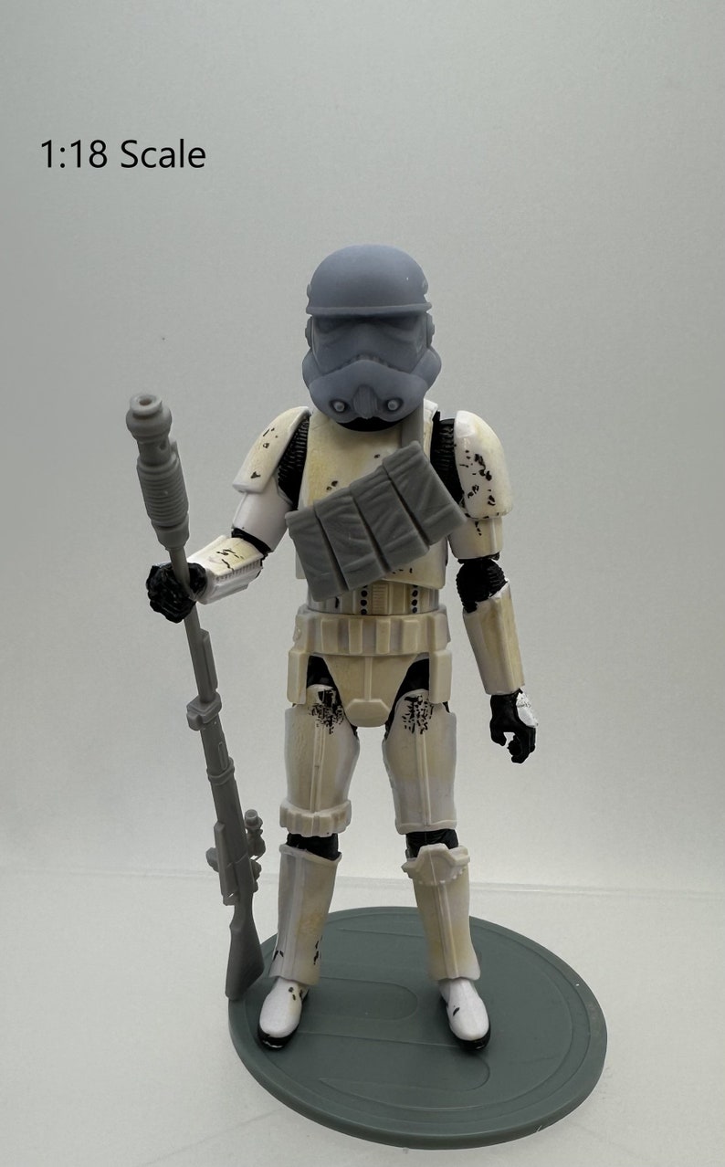Mimban Trooper Kit and Parts Semi Flex Resin 1:18 Scale 3D - Etsy