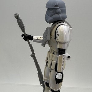 Mimban Trooper Kit and Parts Semi Flex Resin 1:18 Scale 3D Printed ...