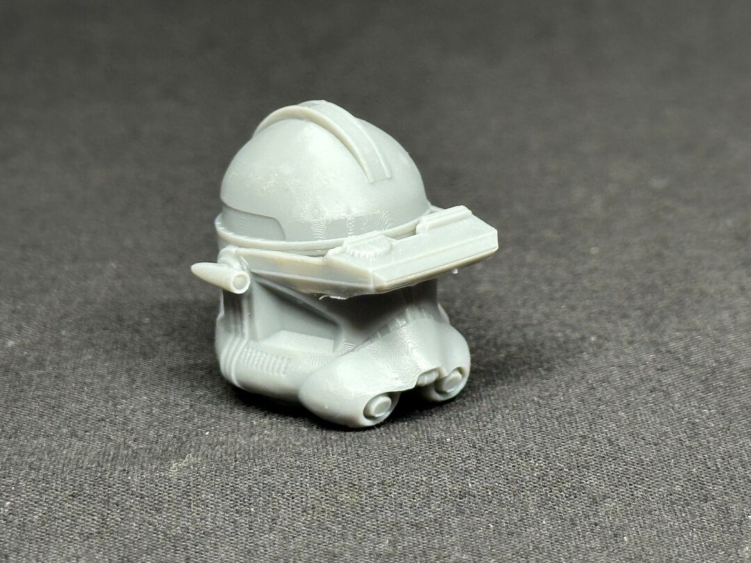 P2 CT Helmet With Binocs Down & Lights and Vents 1:18 Scale 3D Printed ...