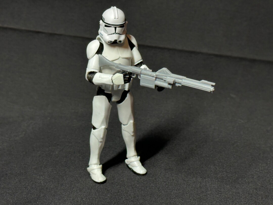 DC-15A Rifle With Grenade Launcher 2-pack 1:18 Scale 3D Printed ...