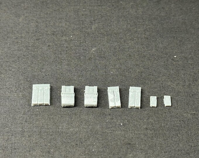 Realistic Recon Ammo Pouch Set - 1/12 & 1/18 Scale - 3D Printed - Etsy