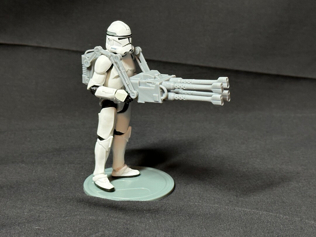Reciprocating Quad Blaster - 1:18 Scale - Semi-flex Resin - Etsy
