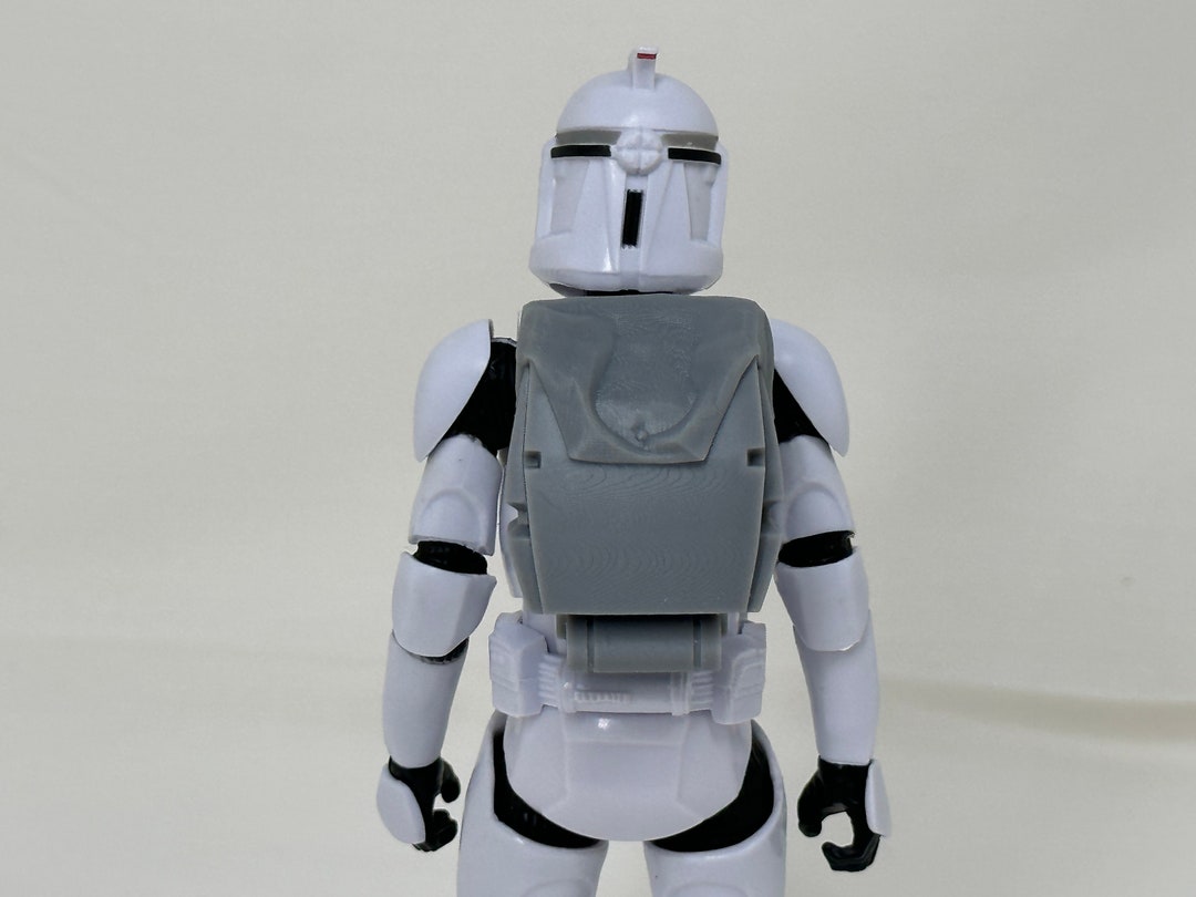 Clone Trooper Backpack 1:12 Scale 3D Printed Budget3d Works - Etsy