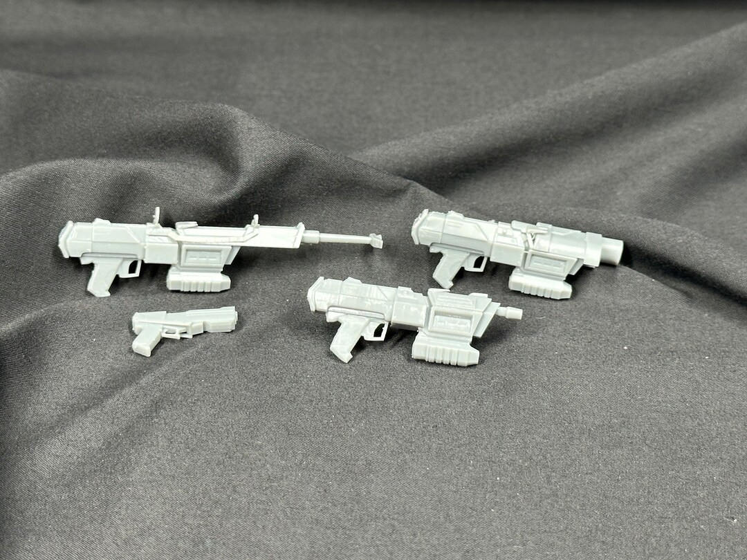 Clone Commando Weapons 1:12 Scale 3D Printed - Etsy