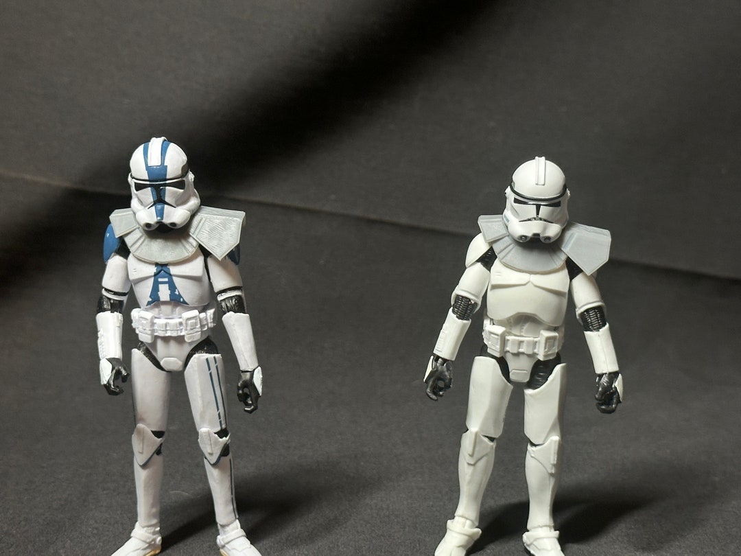 Commander Pauldron - 1:18 Scale - 3D Printed - Etsy